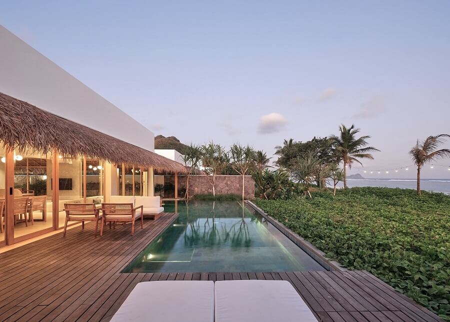 3-Bedroom Beachfront Pool Villa at Amber Lombok Beach Resort - Travel ...